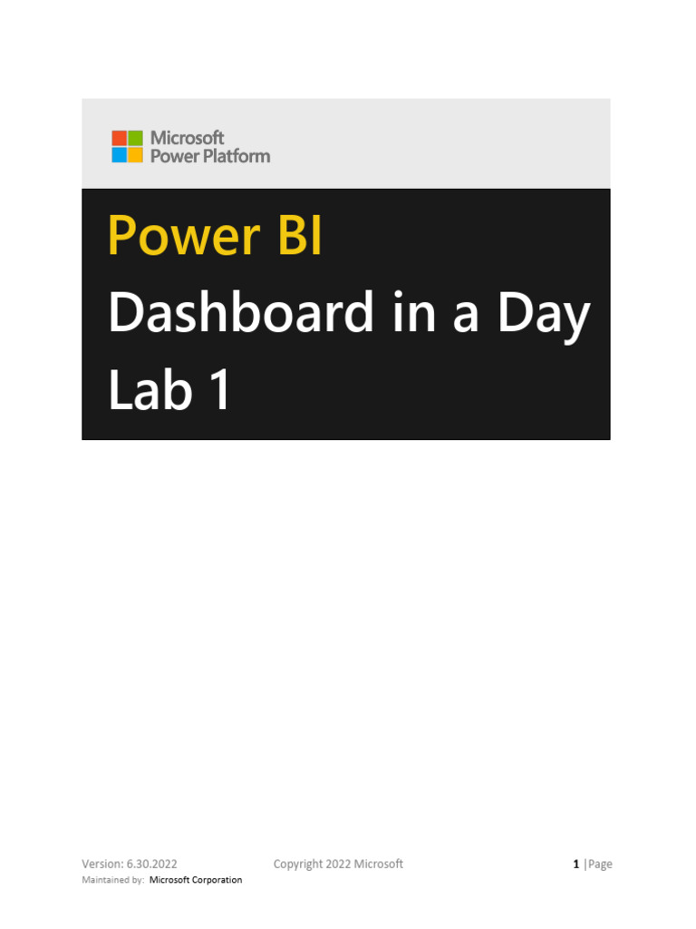 Lab 1 - Accessing and Preparing Data | PDF | Computer File | Microsoft Excel