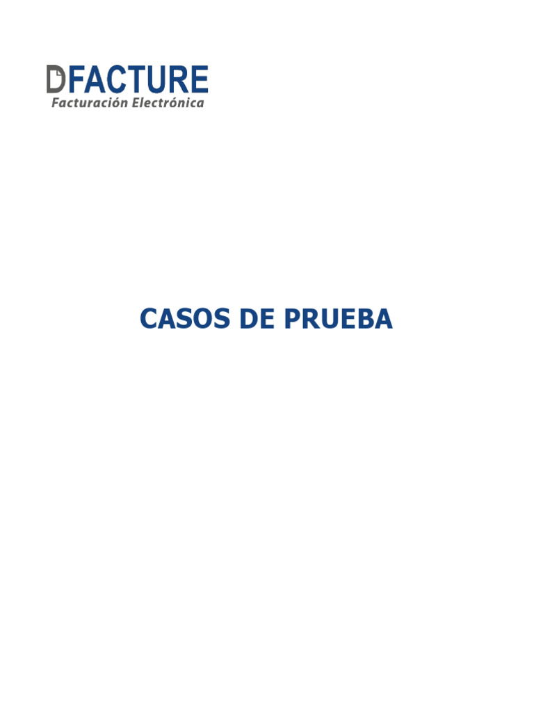 Casos de Prueba - Proyecto de Integracion | PDF | Factura | Tarjeta de débito