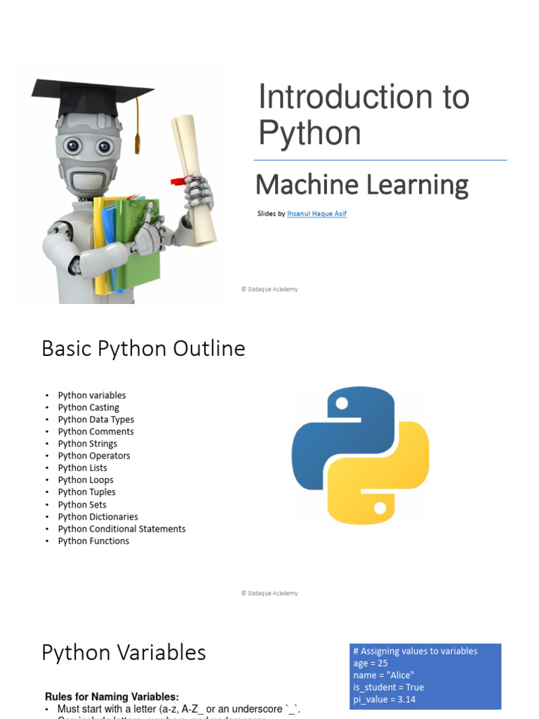 02 - Introduction To Python | Download Free PDF | Data Type | Boolean Data Type