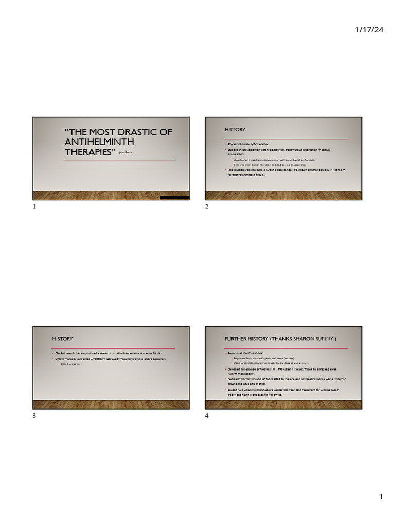 Jeremy Nel - Taenia Saginata | PDF | Diseases And Disorders | Parasitology