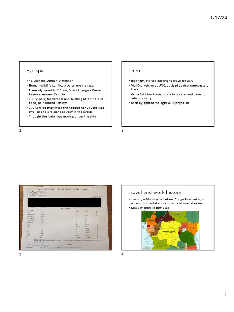 Jeremy Nel - Loa Loa | PDF | Clinical Medicine | Medical Specialties