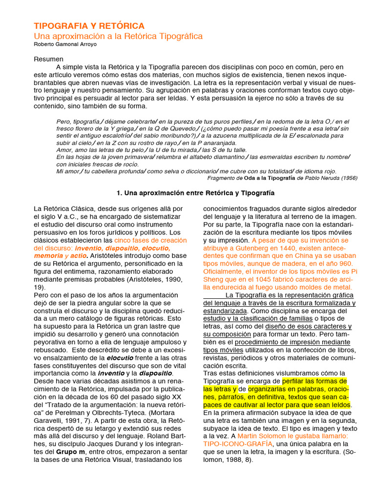 Retórica Tipográfica: Persuasión Visual | PDF | Tipografía | Retórica