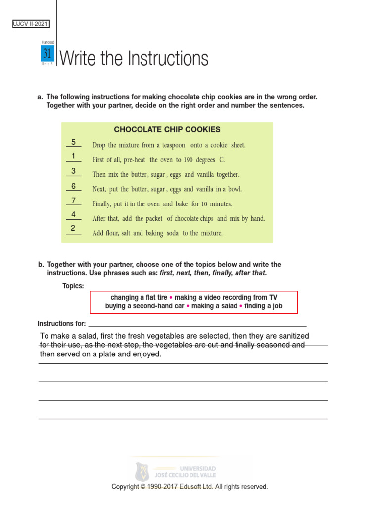 Intermediate II Handout 31 Unit 8 Etni Bu 2017210267 | PDF