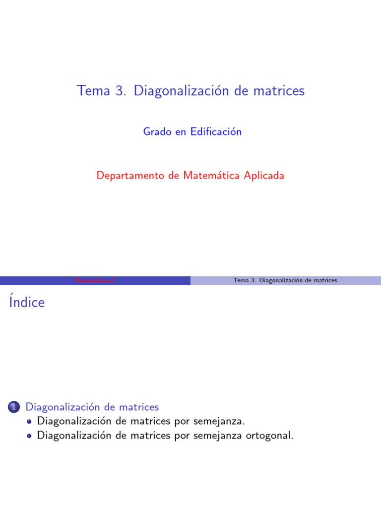 Diagonalización de Matrices en R | PDF | Valores propios y vectores ...