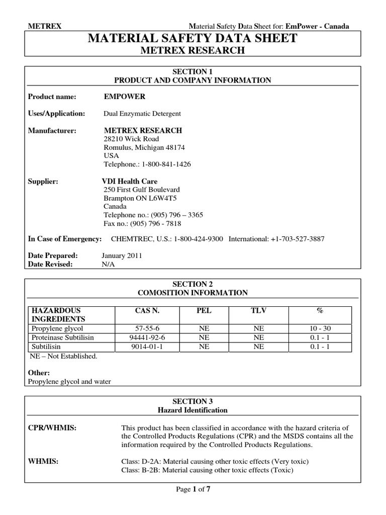 Empower Dual Enzymatic | PDF