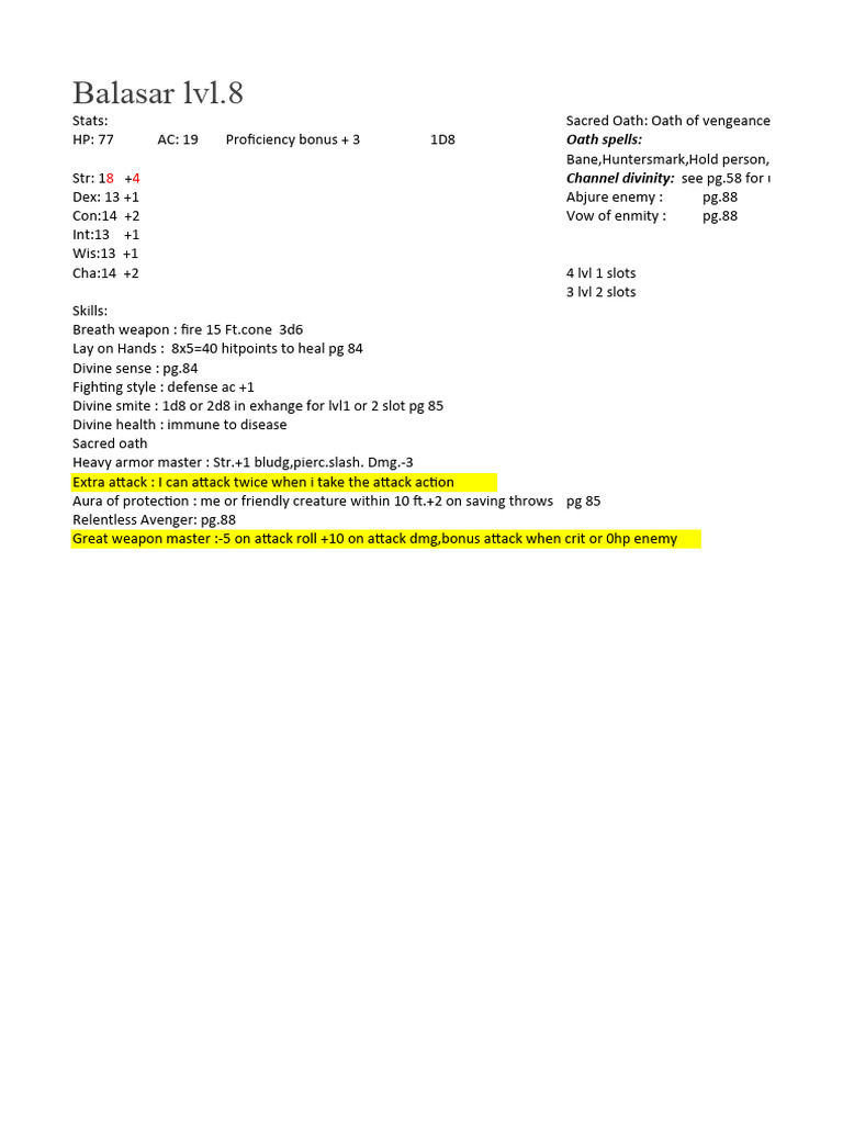 Balasar Paladin | PDF | Tabletop Games | Gaming