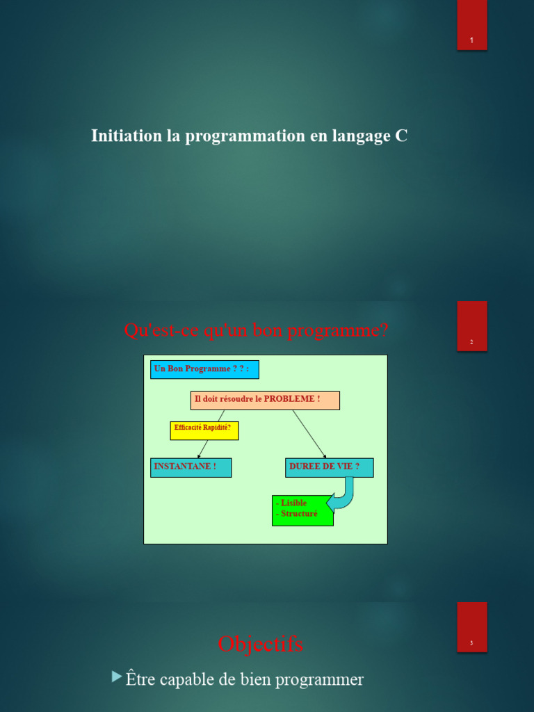 Cours C Partie1 | PDF | Programme informatique | Programmation