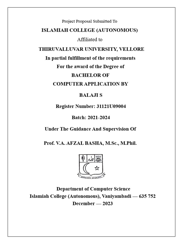 Balaji Project Synopsis-1 | PDF | Databases | Computing