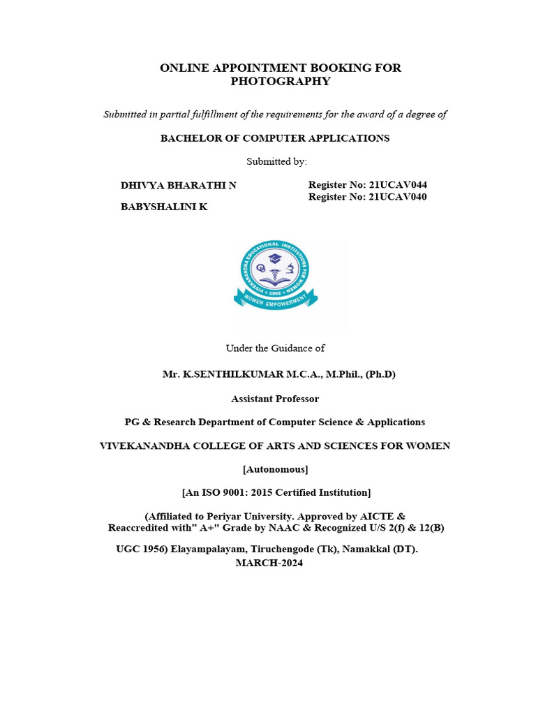 Online Appoinment Booking System 3 | PDF | World Wide Web | Internet & Web