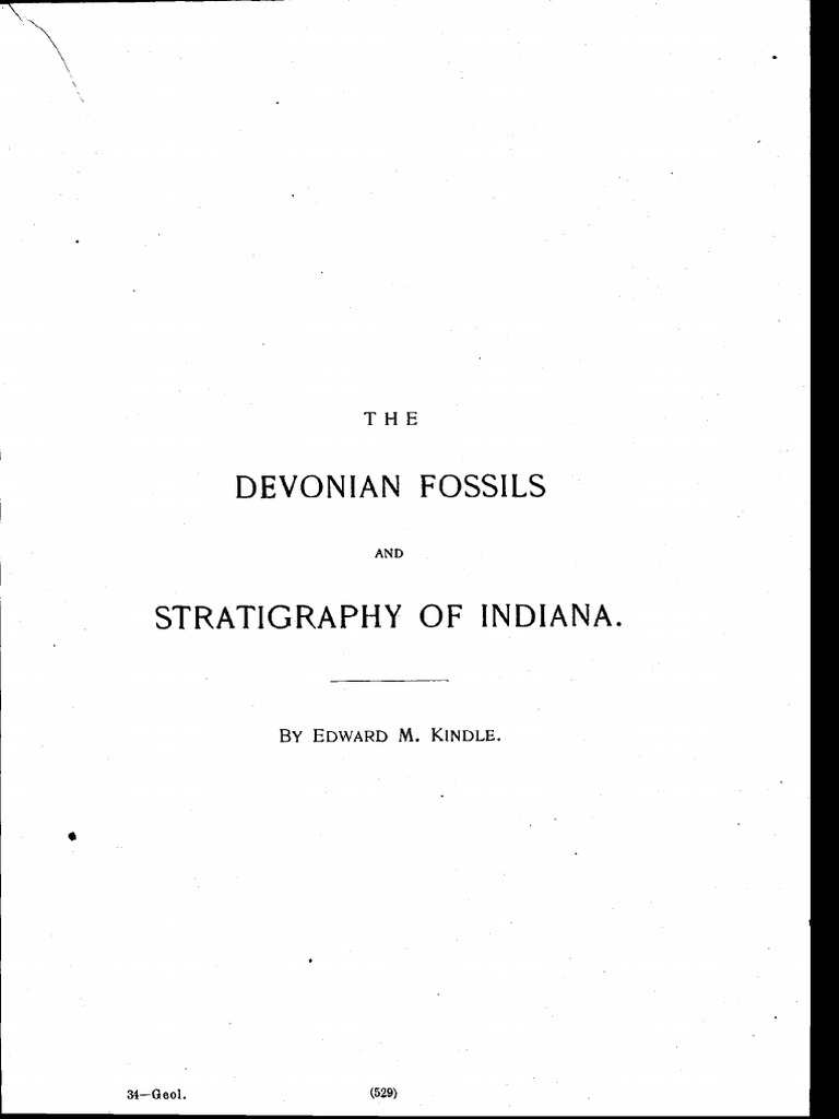 25 - 11the Devonian Fossils and Stratigraphy of Indiana | PDF ...