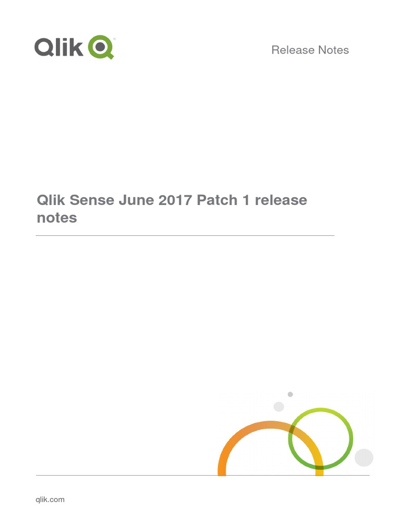Qlik Sense June 2017 Patch 1 Notes | PDF | Active Directory | Tablet ...