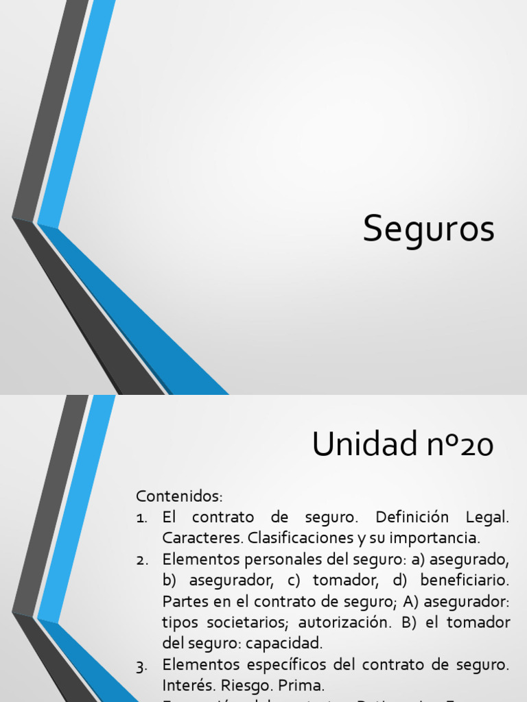 Seguros | Descargar gratis PDF | Póliza de seguros | Seguro