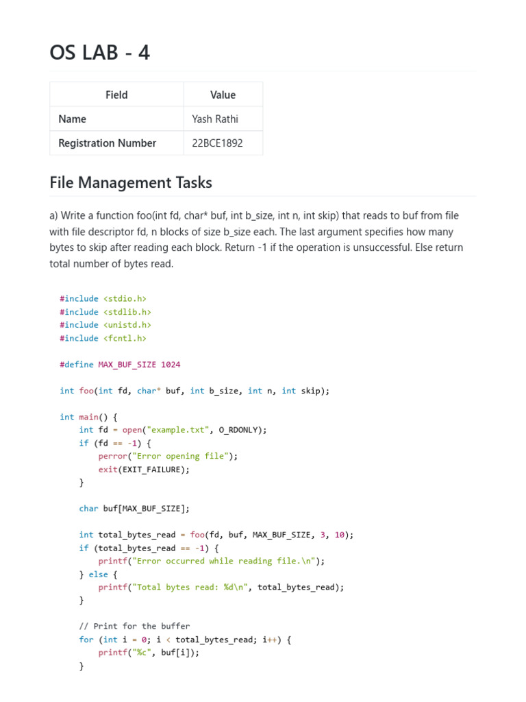 22BCE1892 Final | PDF | Computer File | Directory (Computing)