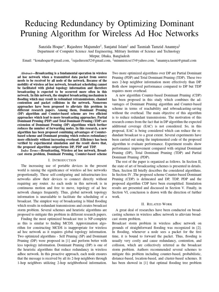 Reducing Redundancy ACM | PDF Reducing Redundancy ACM | PDF