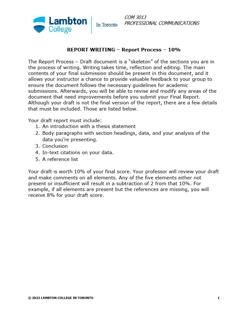 3013 Report Process | PDF