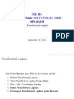 Tabel Transformasi Laplace | PDF