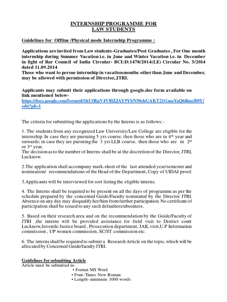 Intern Guide | PDF | Justice | Crime & Violence