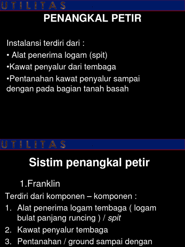 Instalasi Penangkal Petir Pabrik | PDF