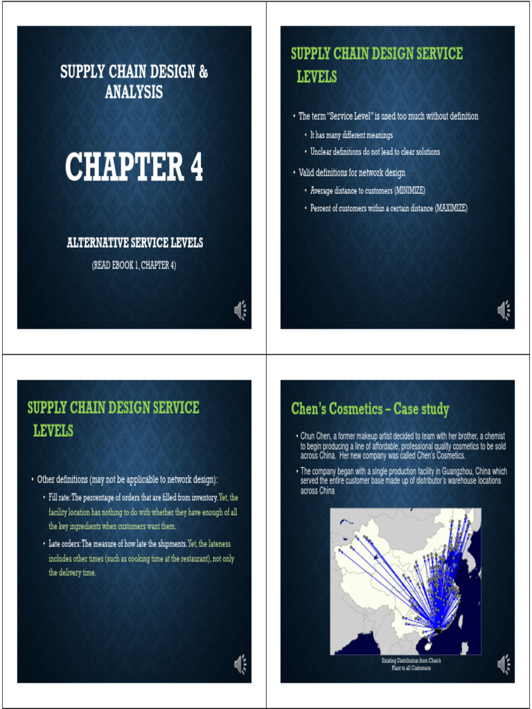 Chapter 4 - Alternative Service Levels and Sensitivity Analysis (Compatibility Mode) | PDF ...