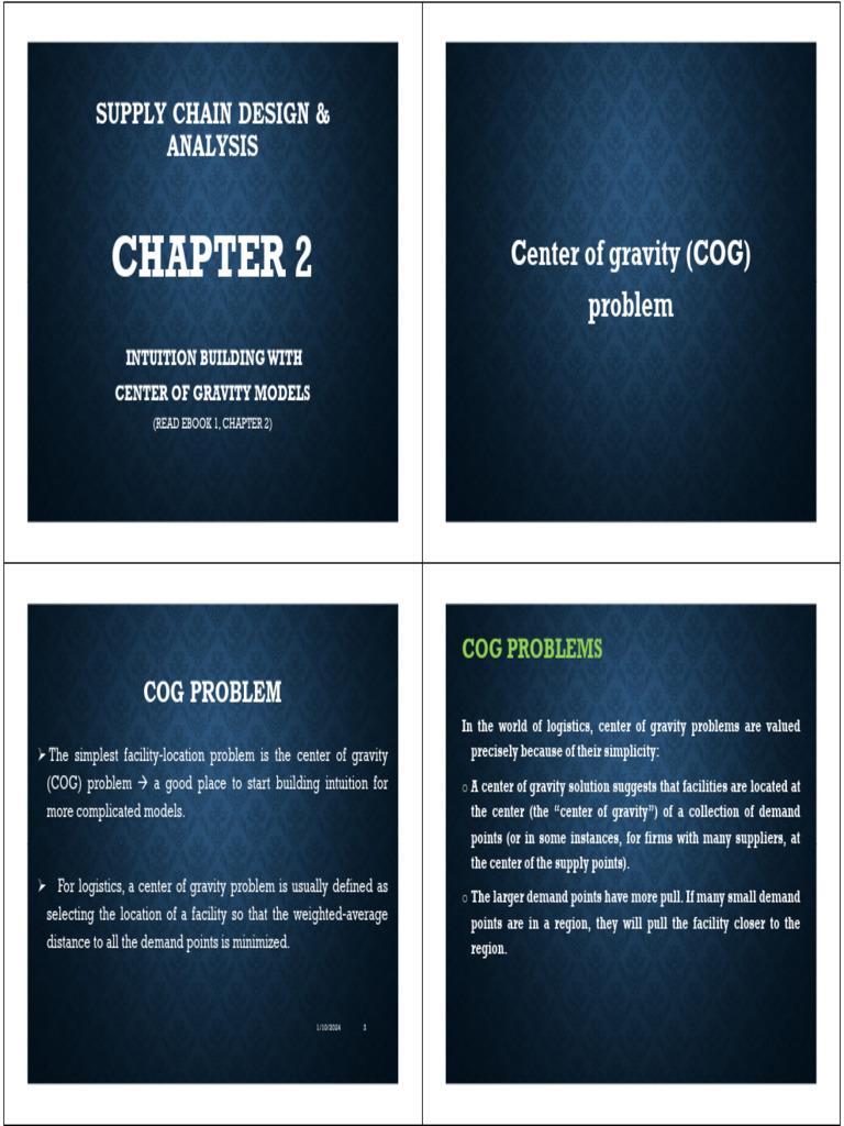 Chapter 2 - Intuition building with center of gravity models [Compatibility Mode] | PDF ...