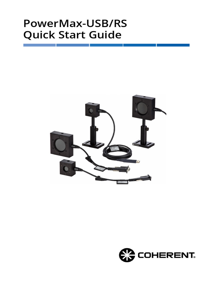 Powermax Usb Rs Quick Start Guide 1169931 Rev Af | PDF | Calibration ...