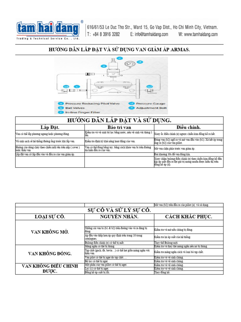 Hướng Dẫn Kỹ Thuật Control Van | PDF