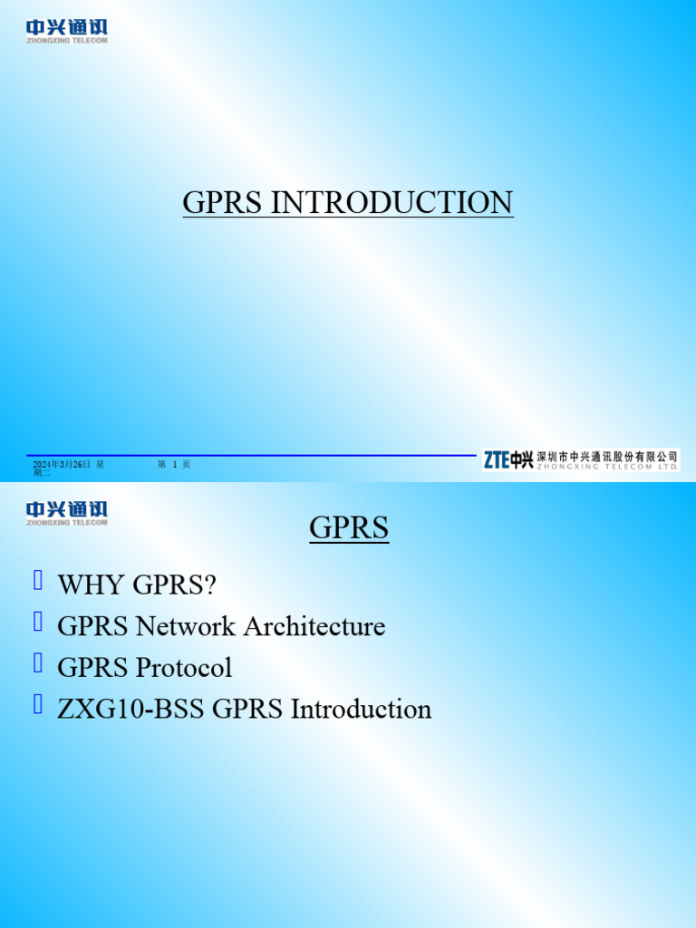 108.GPRS BSS | PDF | General Packet Radio Service | Network Protocols