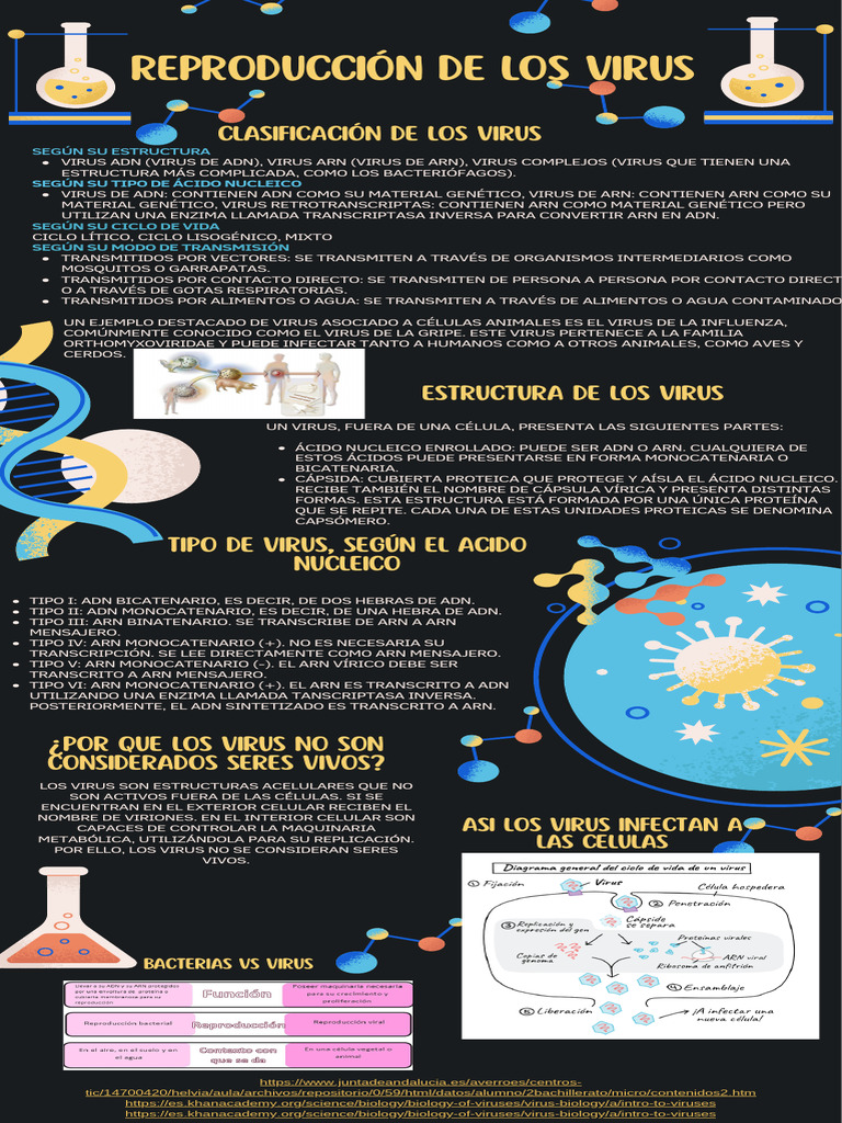 Infografia, Jeronimo Rios Quiroga | PDF | Virus | Adn
