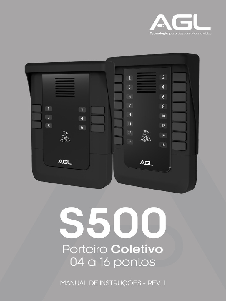 Manual do Porteiro Coletivo S500 | PDF | Bluetooth | Identificação de ...