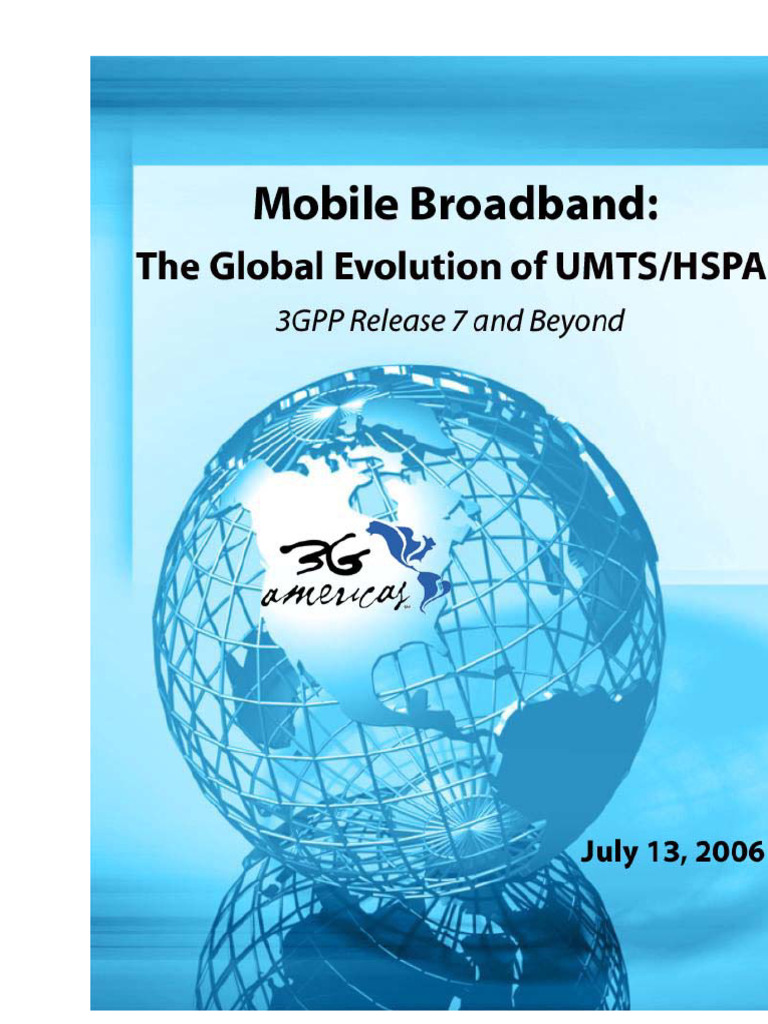 wp_umts_rel7_beyond_final | PDF | High Speed Packet Access | Ip ...