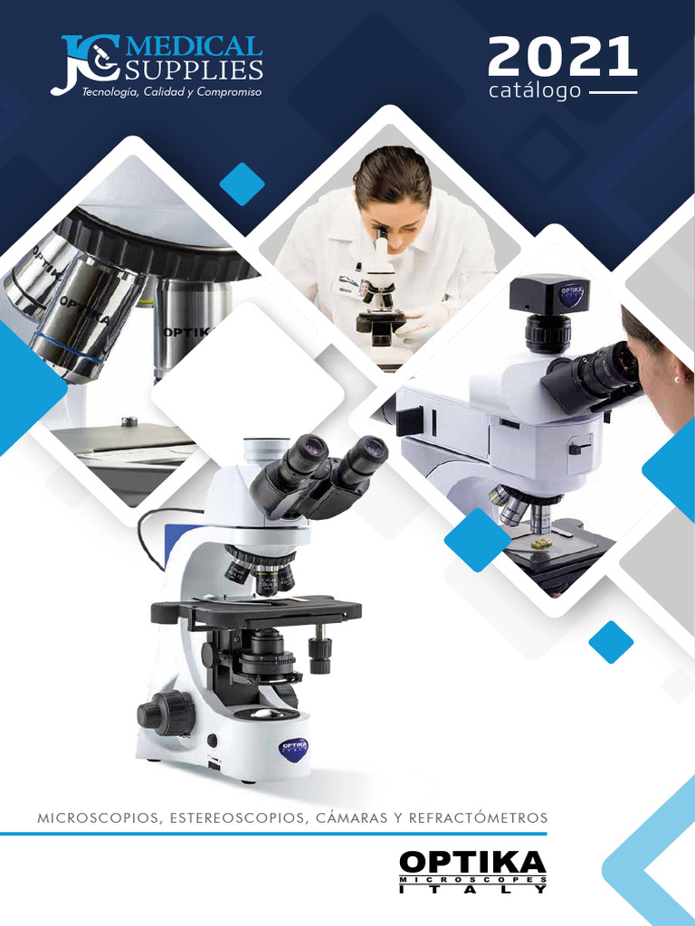 Catalogo Microscopio Optika 2021 | PDF | Diodo emisor de luz | Óptica
