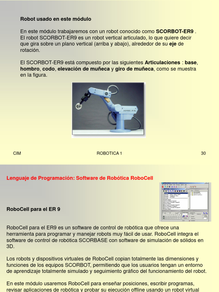 Robocell1 1 | PDF | Ventana (informática) | Robótica