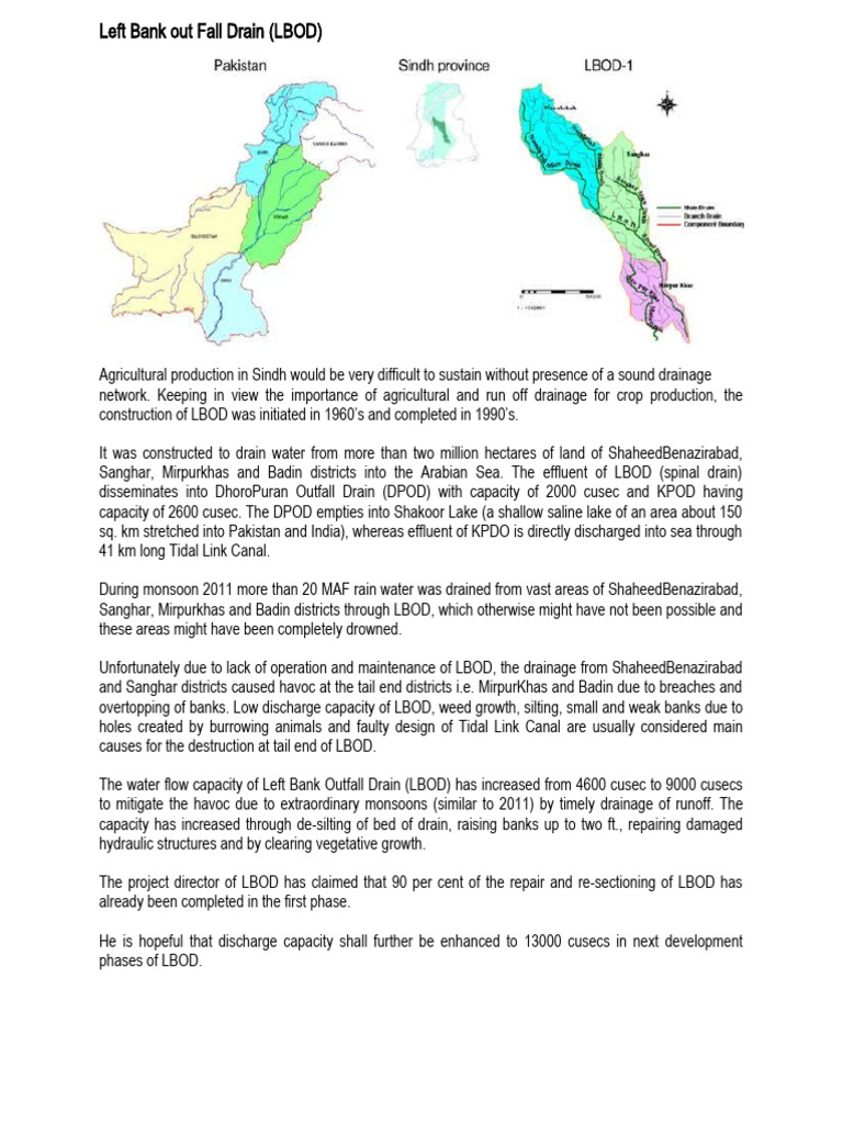Left Bank Out Fall Drain | PDF | Systems Ecology | Ecology