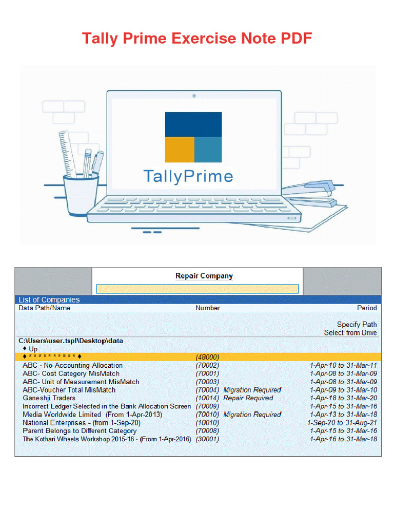 Tally Prime Exercise 5 | PDF | Payroll Tax | Business