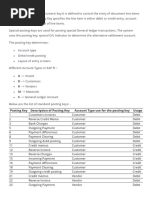 Posting Keys | PDF | Debits And Credits | Accounts Payable