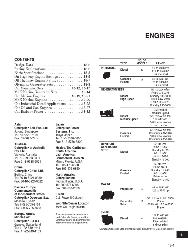 Engines-Section 18 | PDF | Diesel Engine | Engines