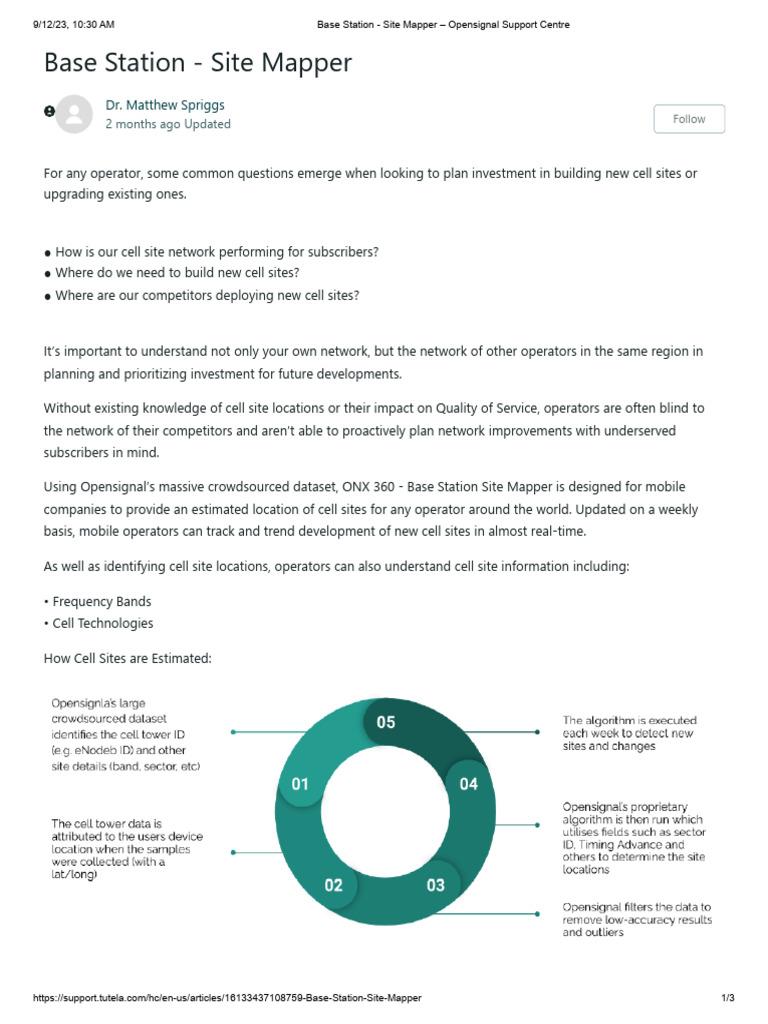 Base Station - Site Mapper Opensignal Support Centre | PDF | Quality Of Service | Information ...
