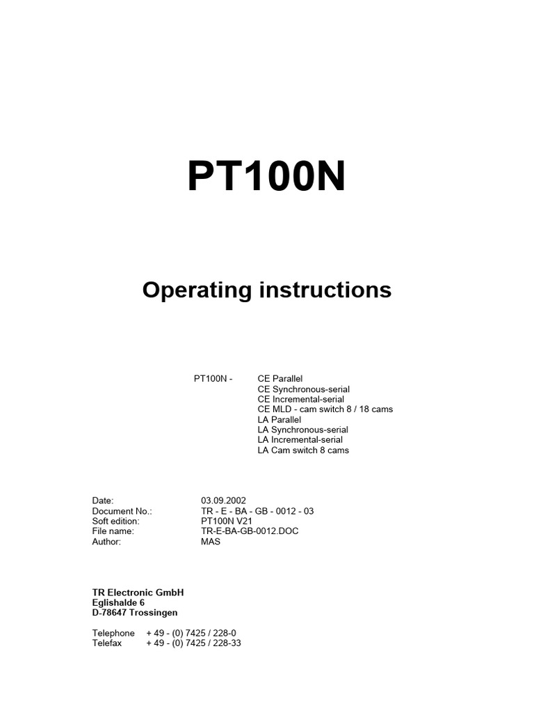 Programming Terminal PT 100 N Operating Manual | Download Free PDF | Binary Coded Decimal | Menu ...