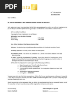 Dubai Job Offer Letter Template 2024 | PDF | Travel Visa | Passport
