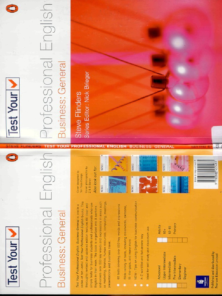 Test Your Professional English Business General 2003 | PDF Test Your Professional English Business General 2003 | PDF