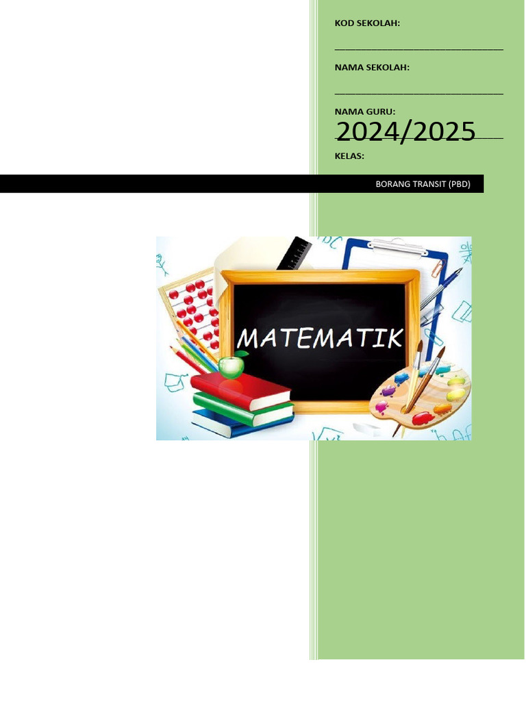 4. Panduan Standard Prestasi (TP) MT THN 5 | PDF