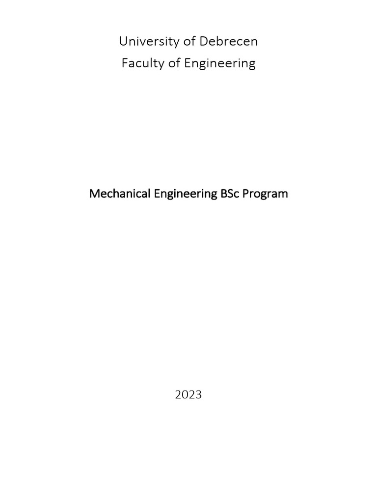 Mechanical Engineering Multiblade | PDF | Engineering | Academic Term