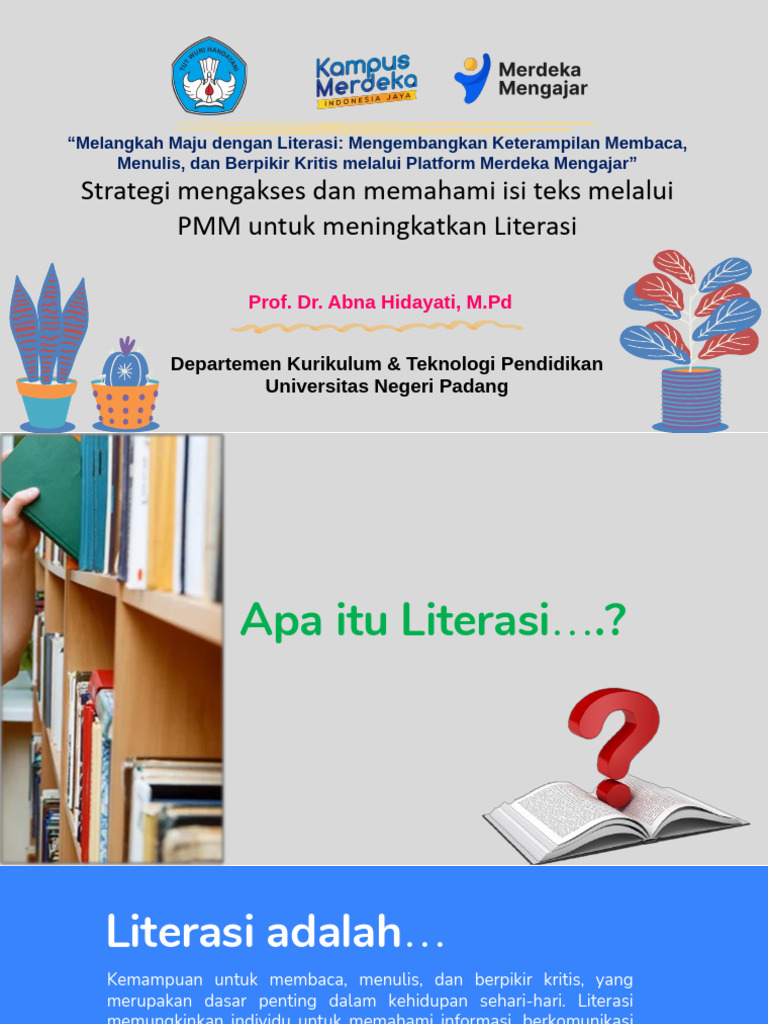 Mateeeri H1 Prof - Abna-Literasi Ruang Temu Guru | PDF
