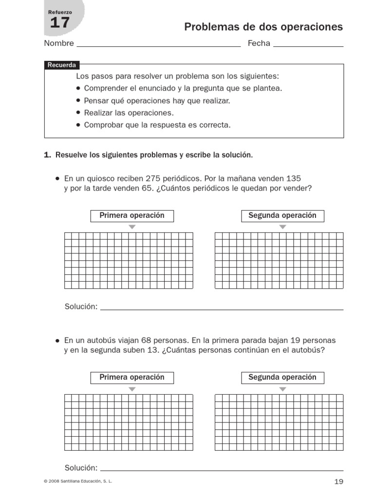Actividades Repaso MATEMÁTICAS 2º TRIMESTRE | PDF