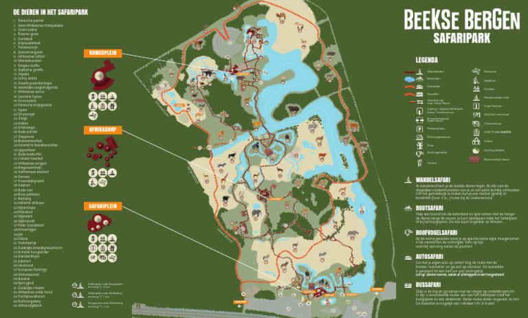 Beekse Bergen Plattegrond Safaripark PDF | PDF