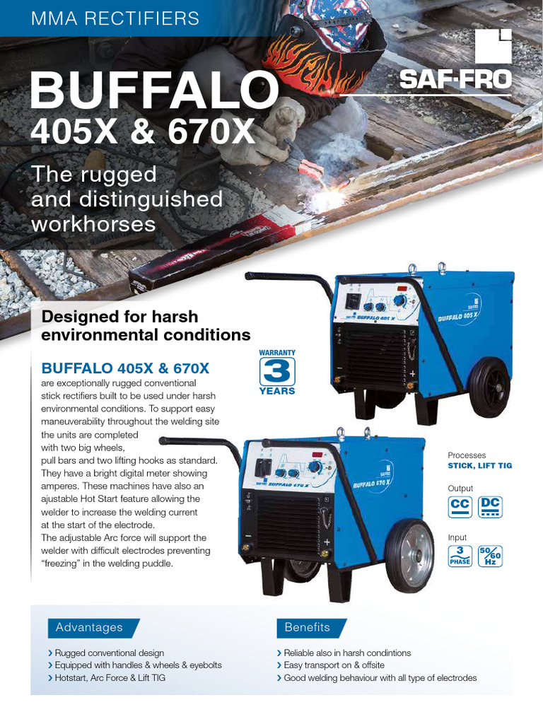 SAF Buffalo 670X | PDF | Welding | Construction