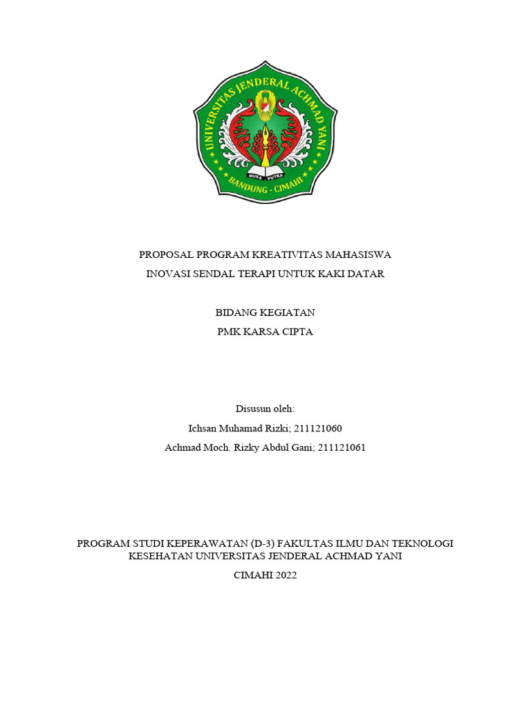 Inovasi Sendal Terapi Kaki Datar | PDF