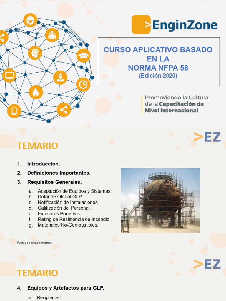 Curso Aplicativo Basado NFPA 58 Ed. 2020 | PDF | edificio | Combustibles