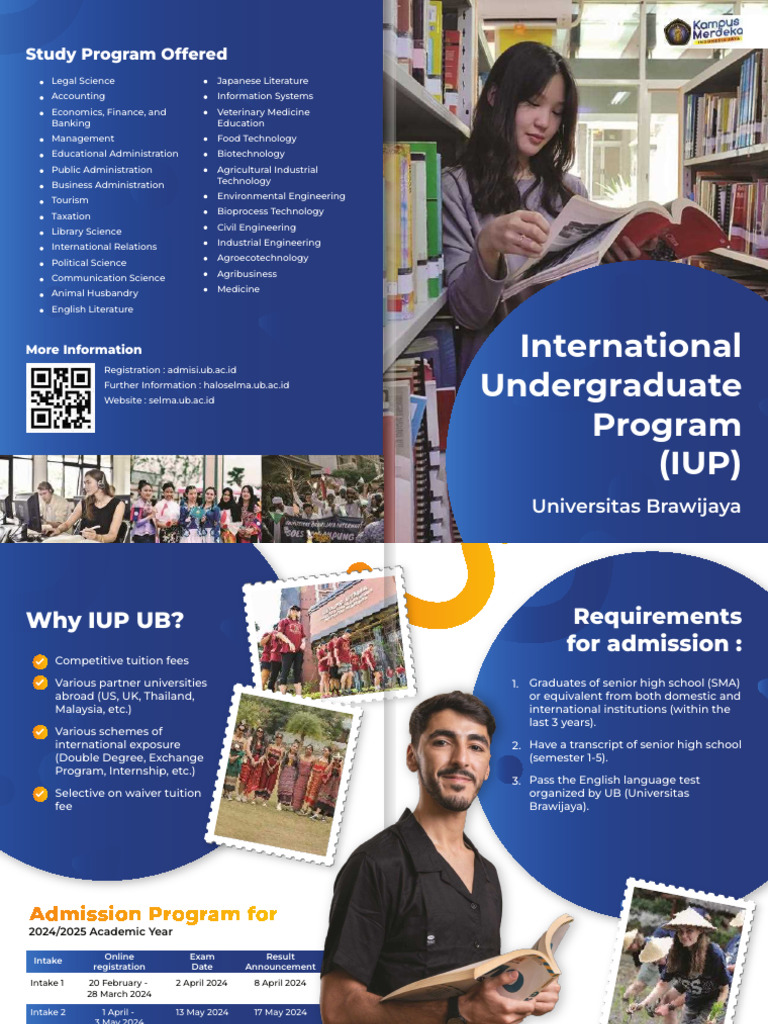 Flyer Kelas Internasional Ub 2024 2 | PDF | Educational Stages