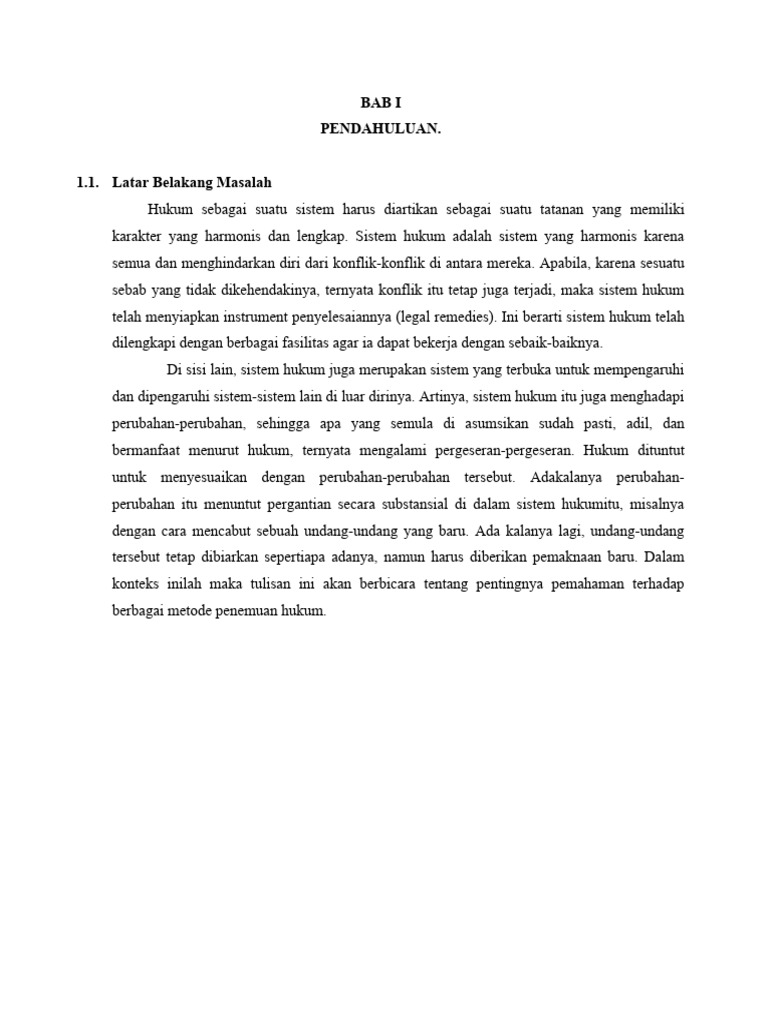 MAKALAH Pola Kerja Metode Penemuan Hukum Dalam Praktik Hukum Di ... MAKALAH Pola Kerja Metode Penemuan Hukum Dalam Praktik Hukum Di ...